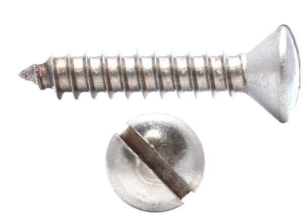 Raised Countersunk Slotted Self Tapping Screw DIN 7973 - Bolt Agencies ...